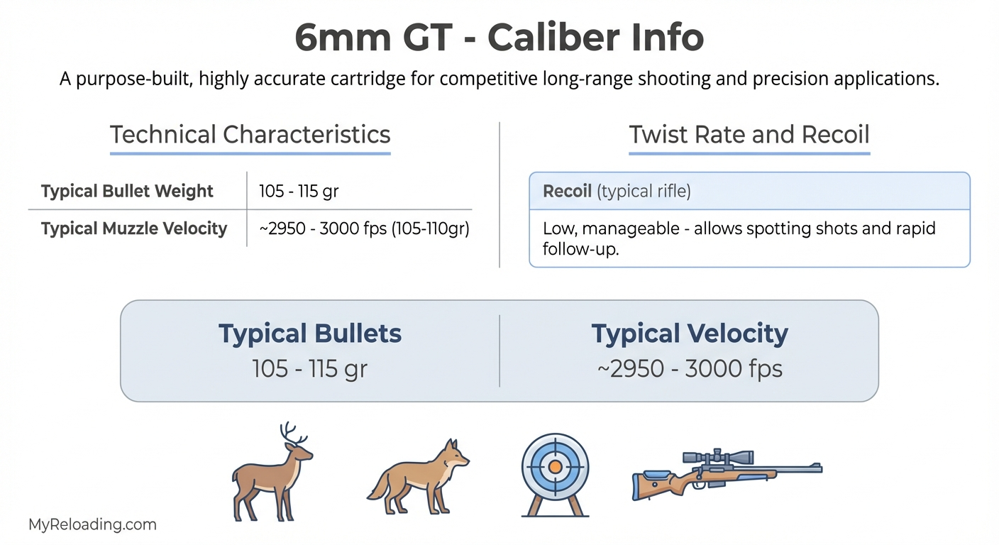 6mm GT: The Complete Guide to Precision Shooting | My Reloading